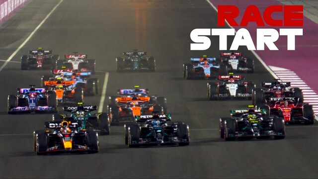 RACE START: Watch as Lewis Hamilton and George Russell collide in ...