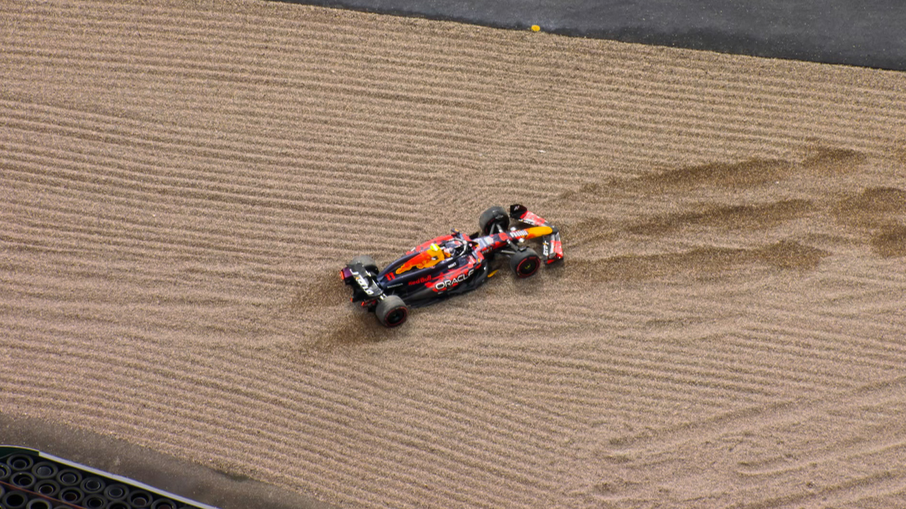 2024 British GP Qualifying: Perez OUT in Q1 after spinning off into the gravel