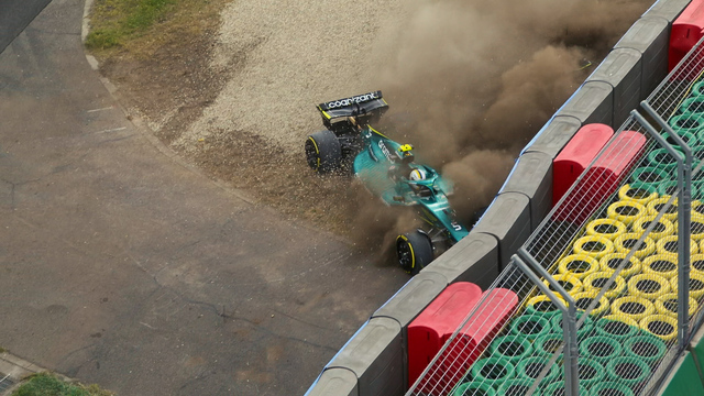 WATCH: Both Aston Martin drivers finish FP3 in the wall after separate ...