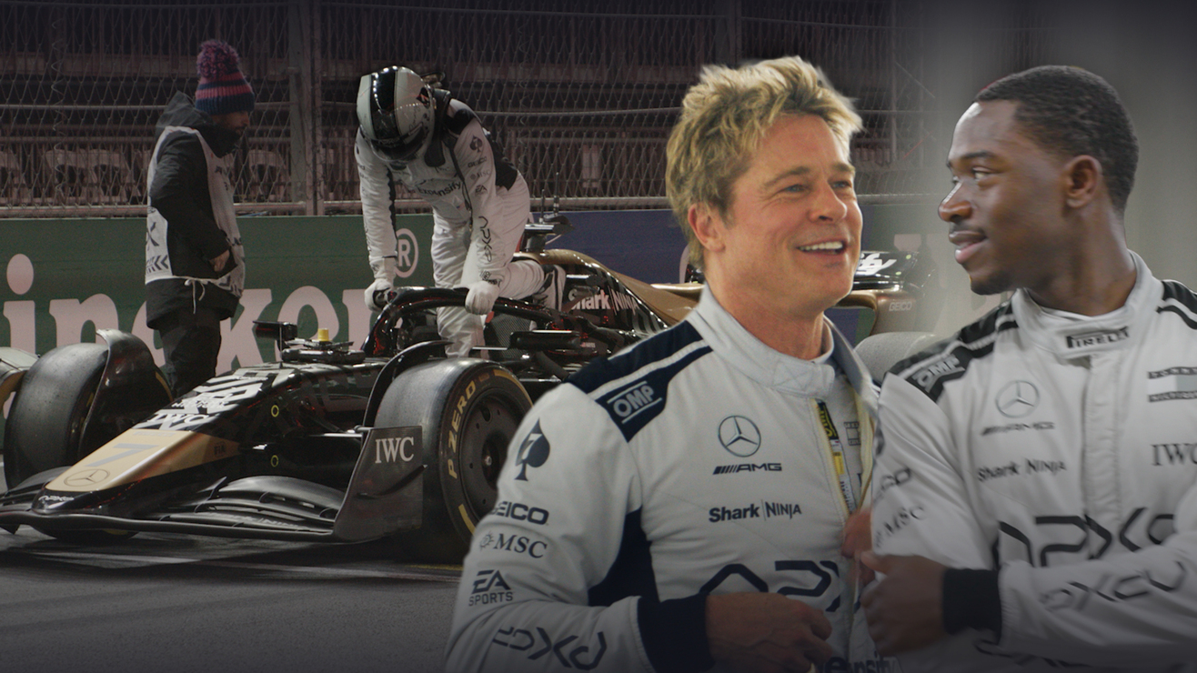 Brad Pitt and Damson Idris prove they really did drive in ‘F1 The Movie’