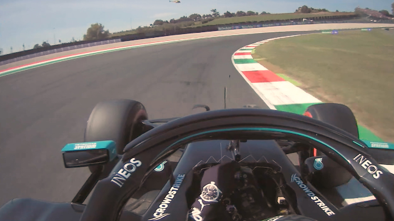 2020 Tuscan GP FP1: Onboard for Bottas's fastest lap in FP1