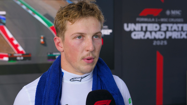 Lawson ‘got hit by a massive gust of wind at the start of the lap’