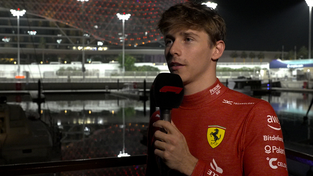 Arthur Leclerc loving 'real life' testing on track in Abu Dhabi