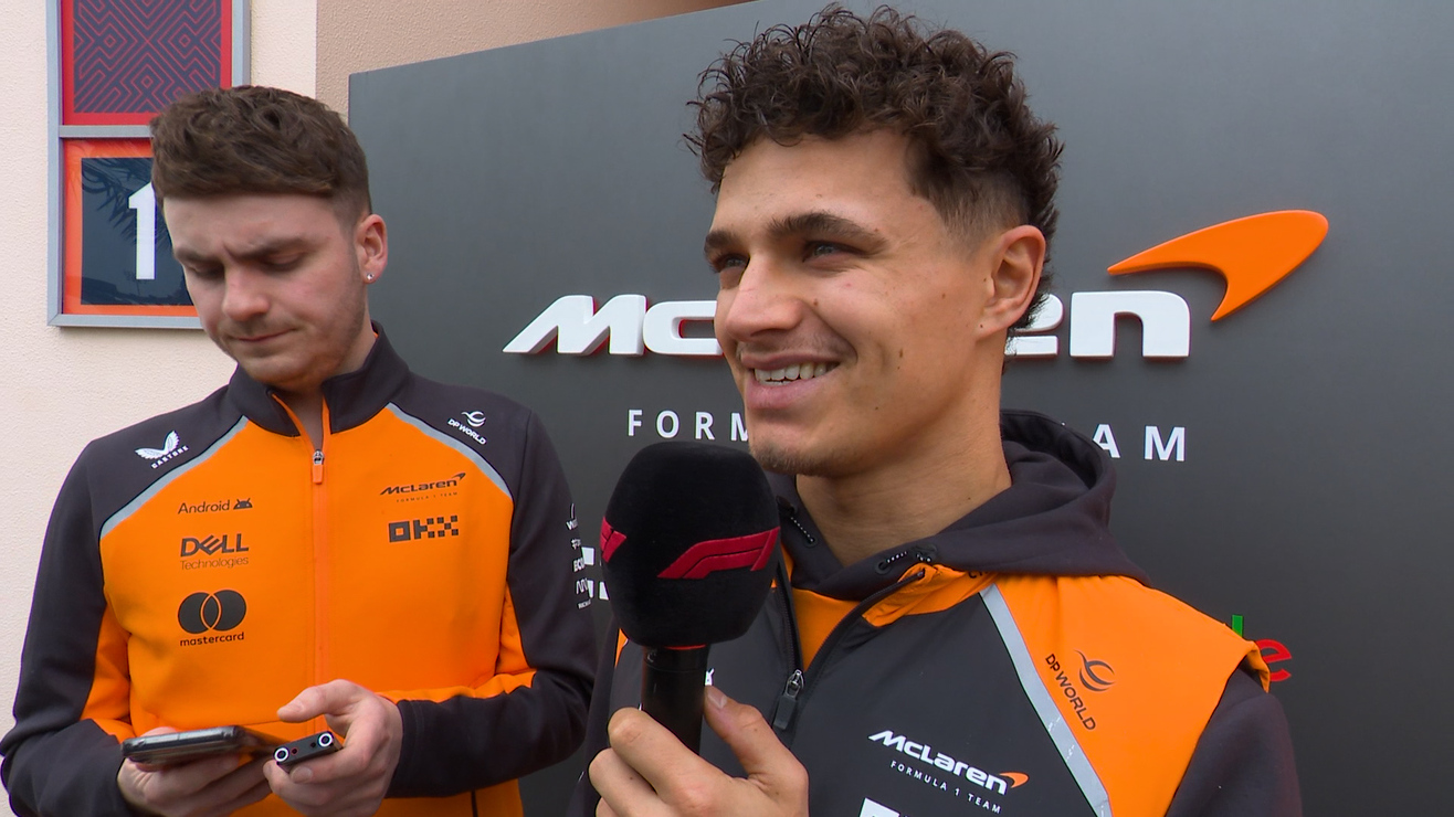 Lando Norris 'exploring different avenues' with McLaren at Bahrain testing