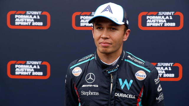 ‘There’s a chance for points – if it’s wet,’ says Albon after just ...