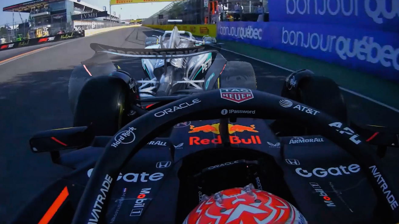 GHOST CAR: See how Russell beat Verstappen to pole position in Canada