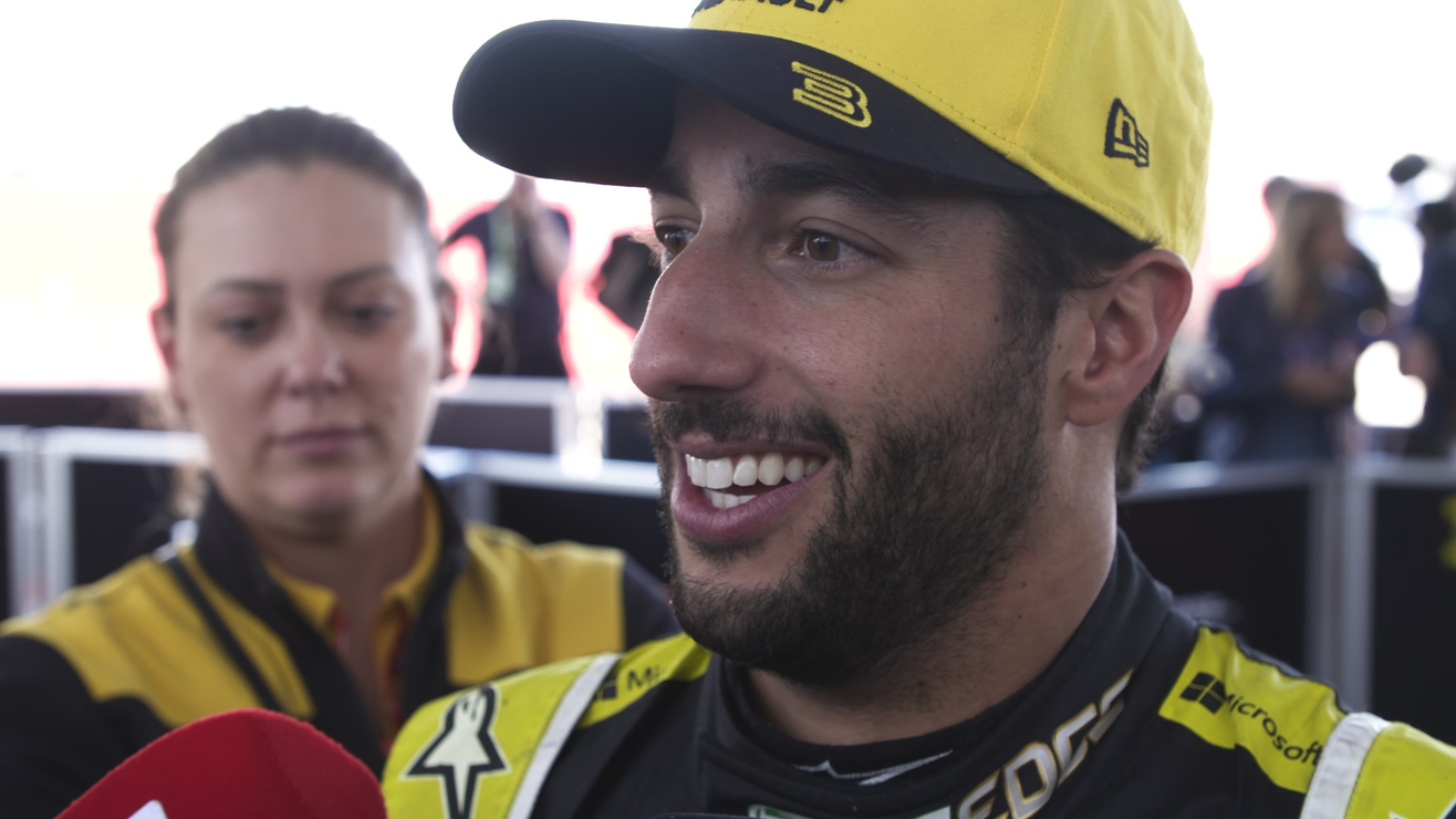Daniel Ricciardo: 'It was fun' today