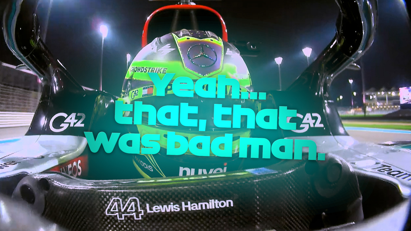 2024 Abu Dhabi GP Qualifying: Hamilton knocked out in Q1 after getting bollard stuck in his car