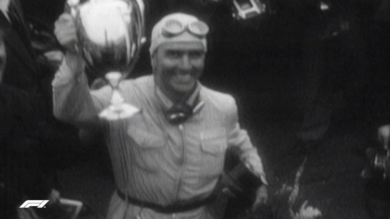 70 YEARS APART: The British GP winner's trophy in 1950 and 2020