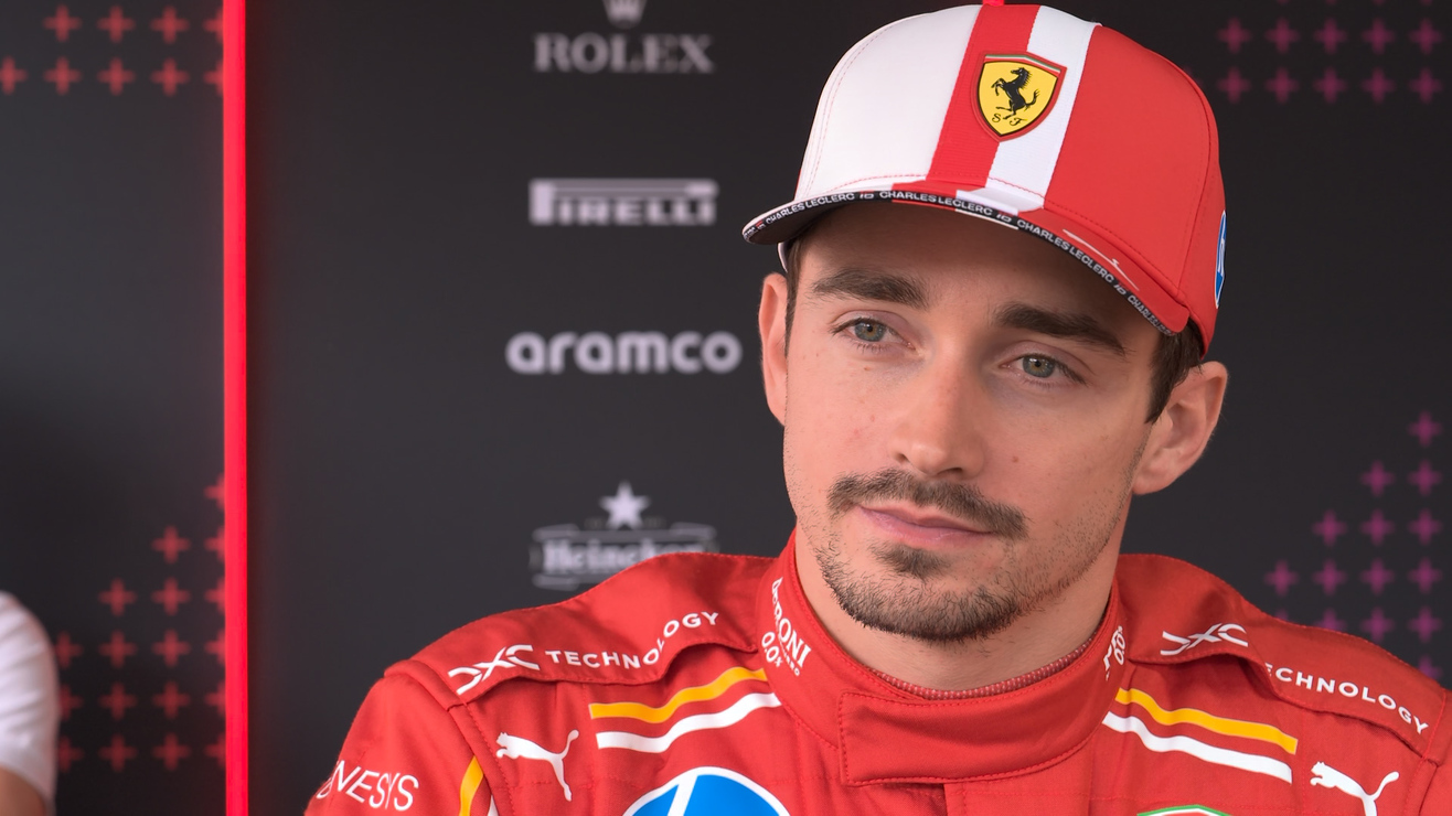 ‘It’s looking good’ – Leclerc feeling confident after taking pole at ...