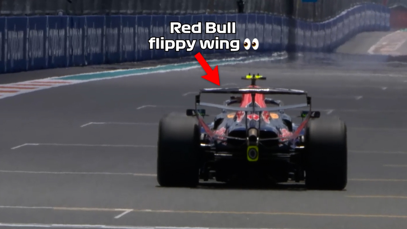 2026 Miami GP FP1: Red Bull test their new rotating rear wing