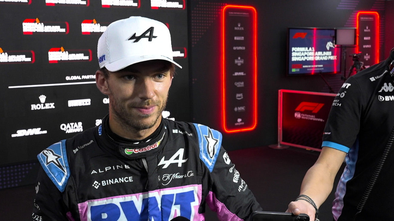 Gasly says his Alpine ‘just has no grip’ after tough first day in Singapore