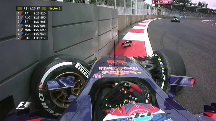 FP2: Verstappen crashes into barriers