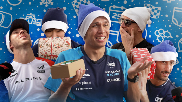SECRET SANTA: Watch as the F1 drivers gift each other their Christmas ...