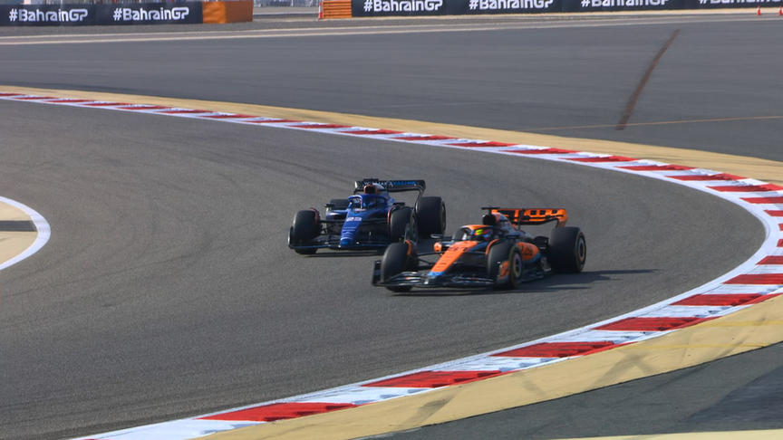 2023 Bahrain GP FP1: Albon and Piastri have near-miss in first practice