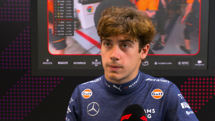 Colapinto talks us through his Q1 crash at Interlagos