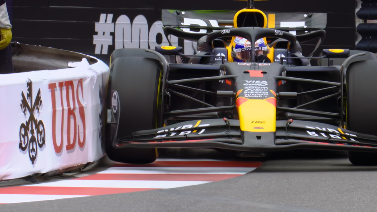2024 Monaco GP FP1: Verstappen, Leclerc and Piastri kiss the barriers ...