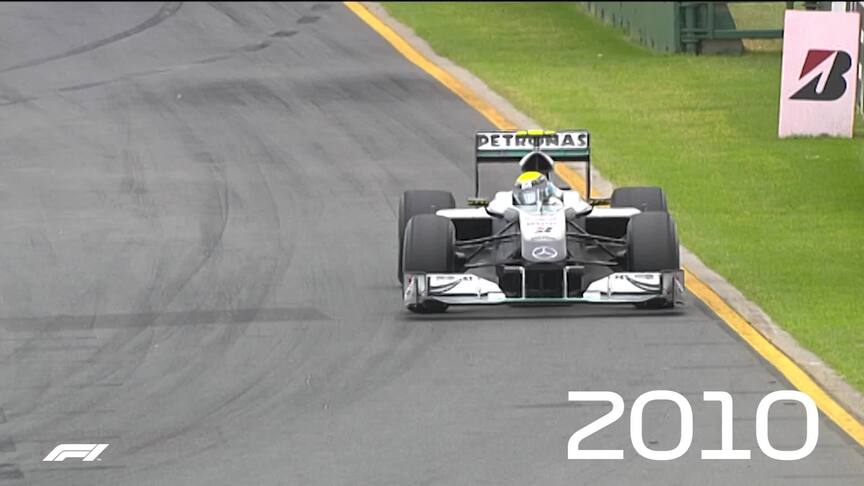 All Mercedes liveries from 2010-2020