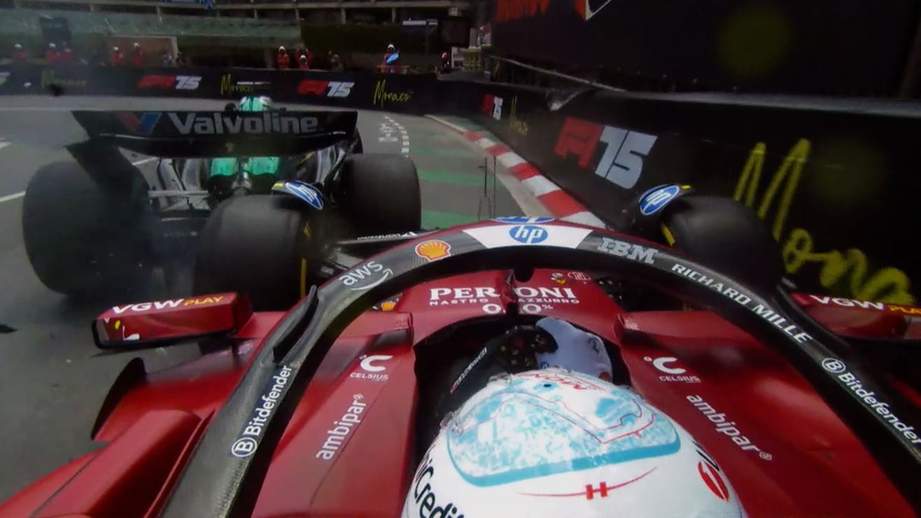 2025 Monaco GP FP1: Leclerc runs into the back of Stroll’s Aston Martin ...