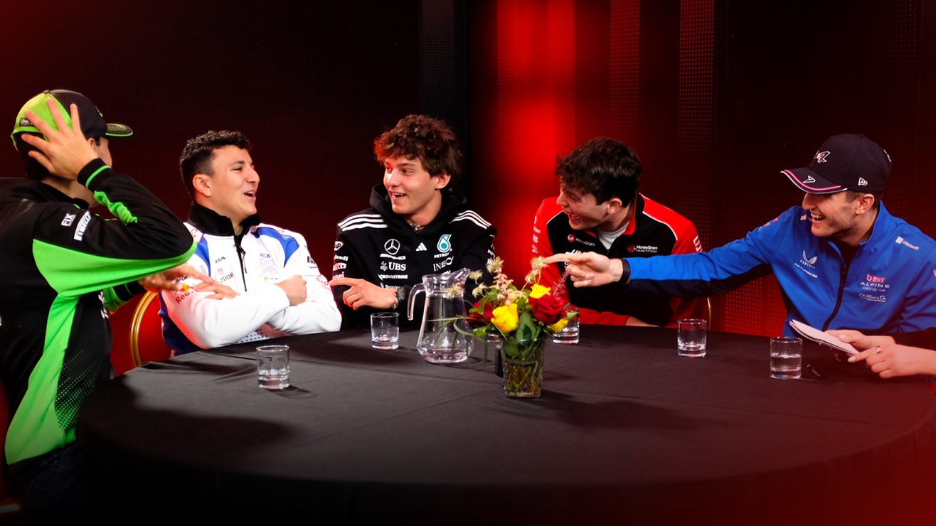 2025 Rookie Roundtable with Kimi, Jack, Ollie, Isack and Gabriel