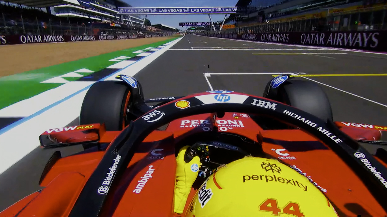 2025 British GP FP1: Onboard with Hamilton for the fastest FP1 lap