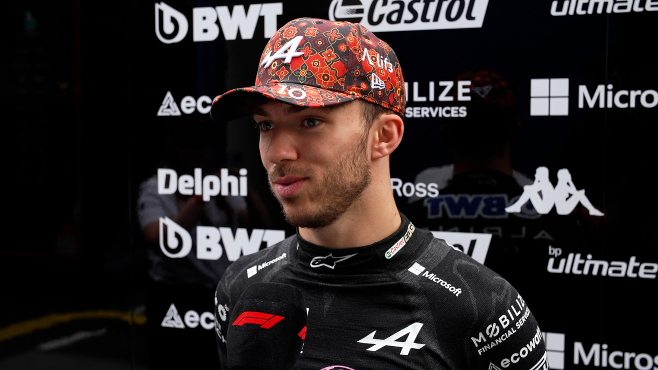 Pierre Gasly 'very pleased' with Alpine running and 'excited for tomorrow'