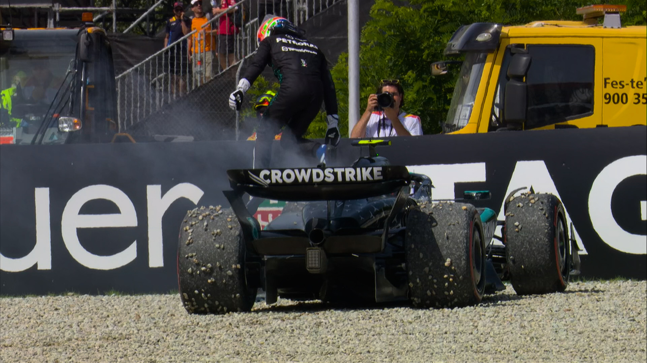 2025 Spanish Grand Prix: Antonelli suffers power failure to trigger ...