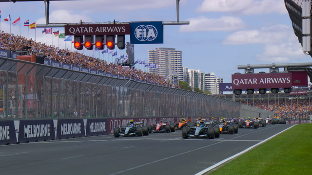 2026 Australian Grand Prix: P4 Leclerc snatches the lead into Turn 1 on ...