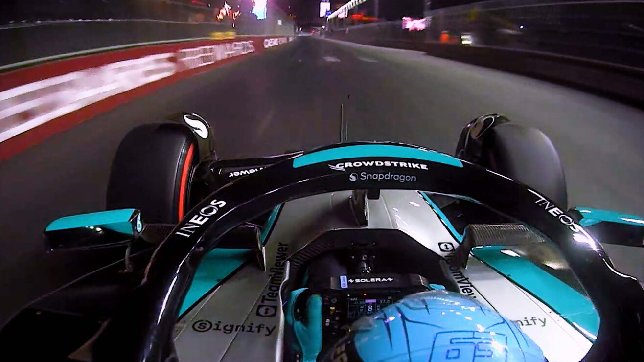 ONBOARD: George Russell’s 2024 Pirelli Pole Position Award lap at the ...
