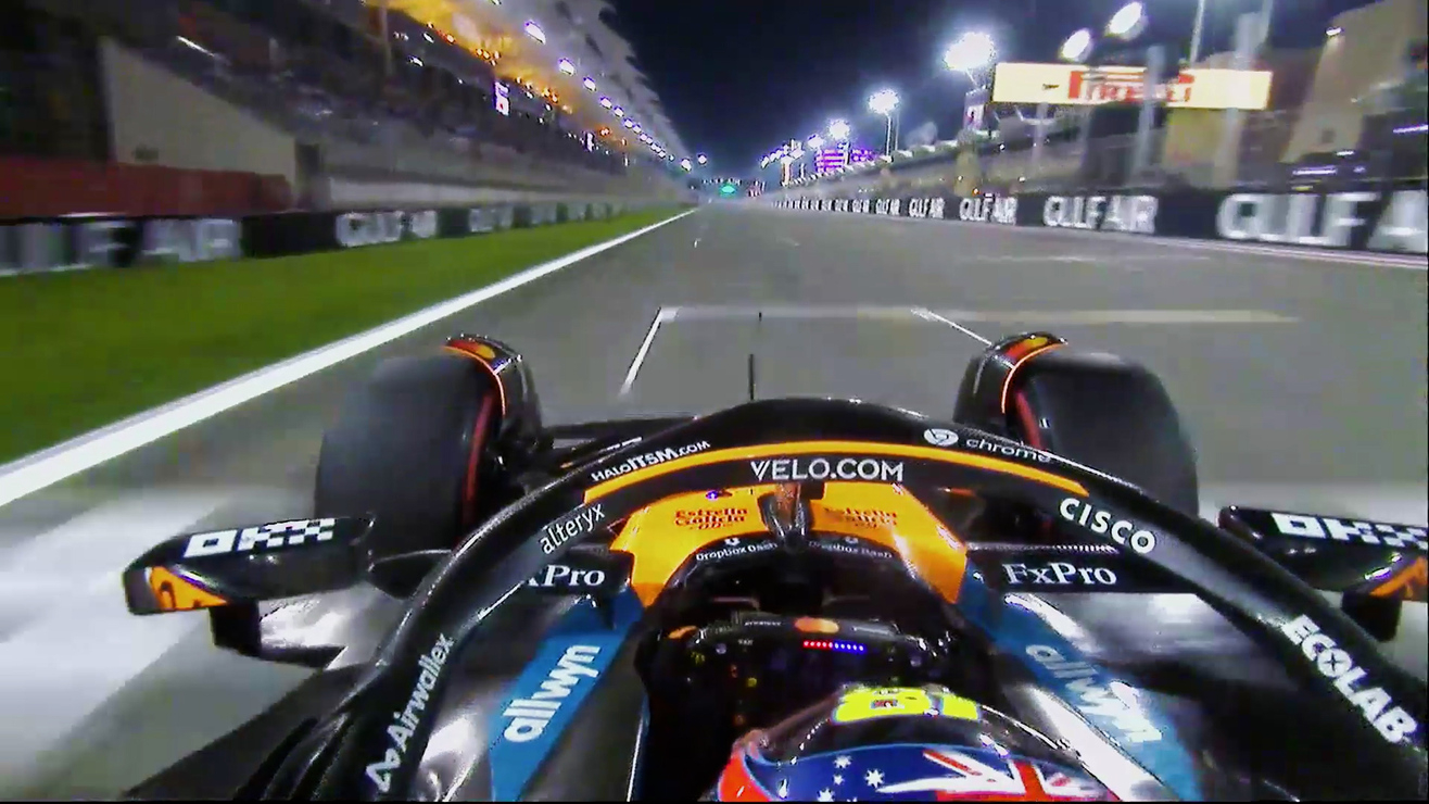 2025 Bahrain GP FP2: Onboard with Oscar Piastri for the fastest lap of ...