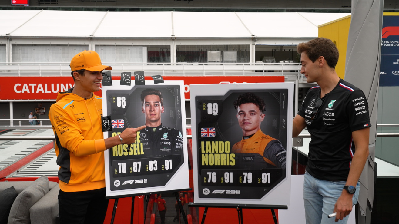 Drivers guess their F1® 23 Game Ratings