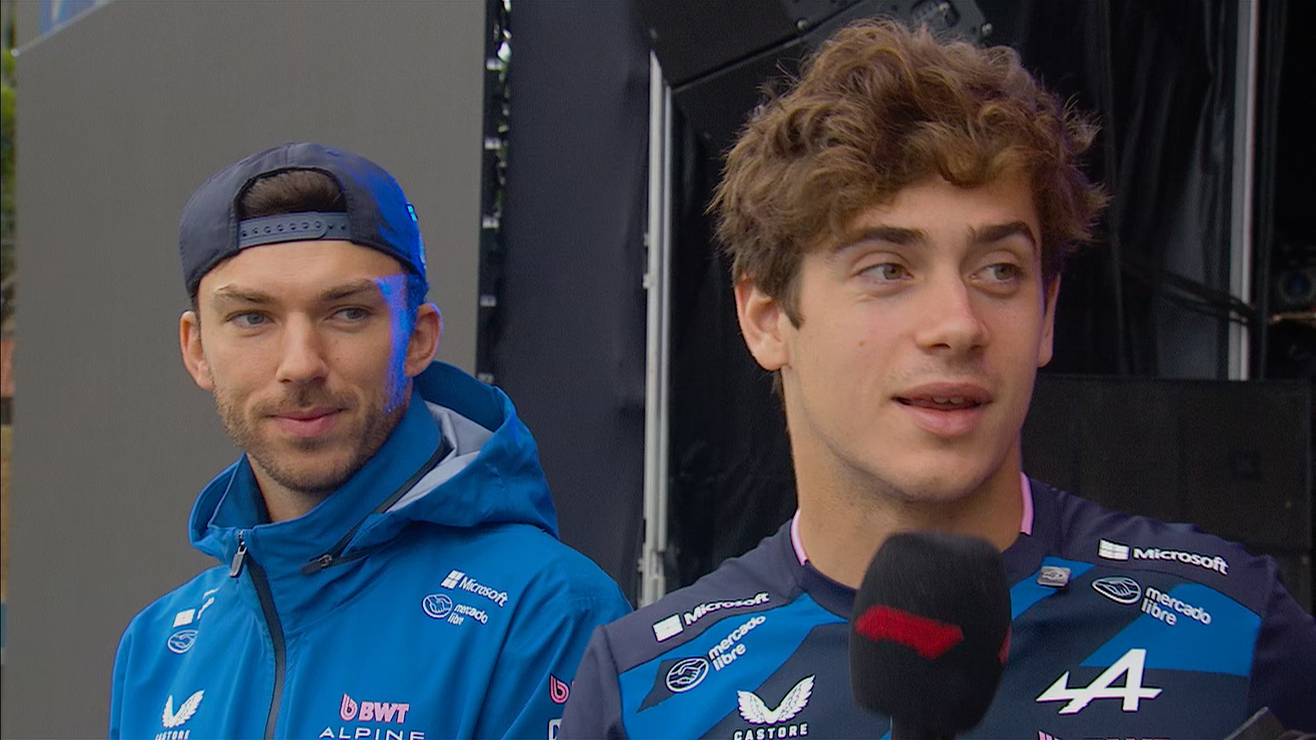 2025 Sao Paulo GP: Colapinto surprises the crowd at the Fanzone stage