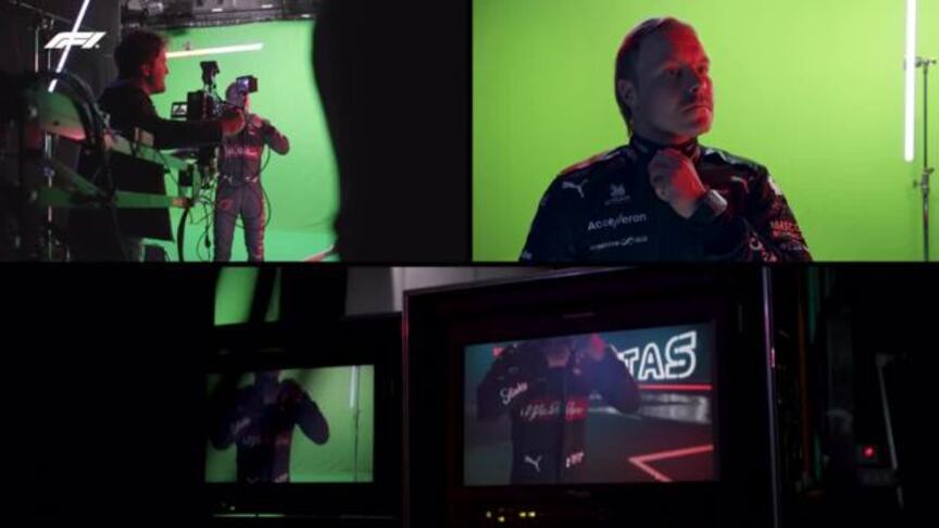 Behind the scenes: F1 studio shoot