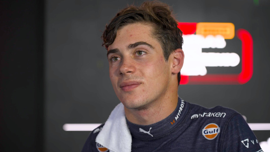 Colapinto ‘proud and extremely happy’ after his first day driving for Williams in Monza | Formula 1®