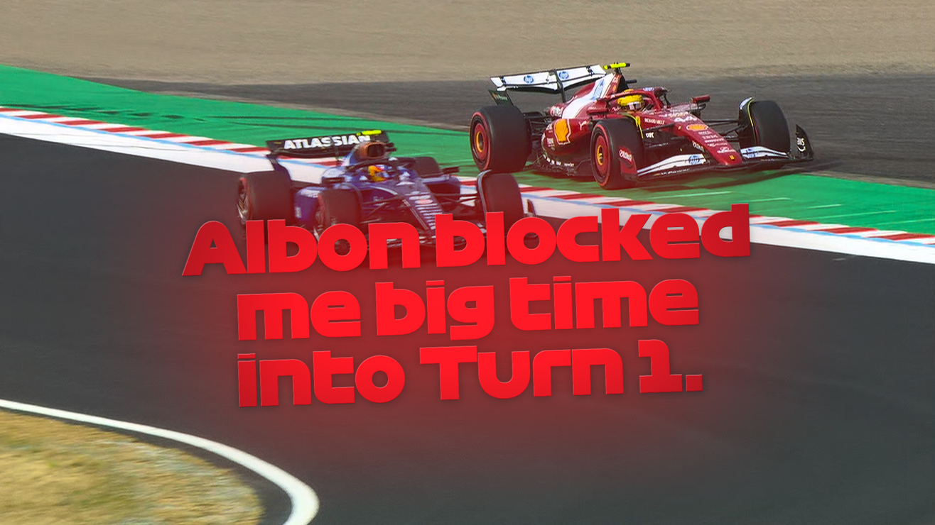 2025 Japanese GP Qualifying: Hamilton frustrated with slow Williams on track in Q1