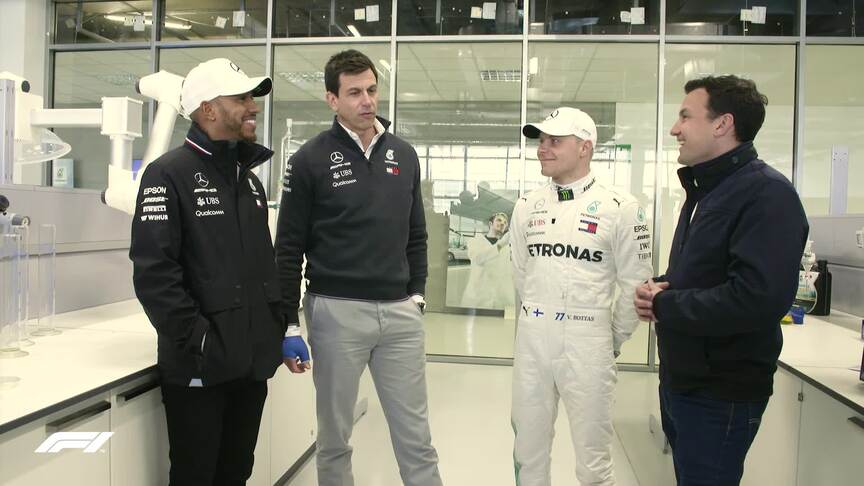 World champions Mercedes on their 2018 title defence
