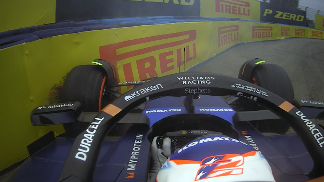 2024 Hungarian GP Qualifying: Sargeant in the barriers in Q1 after ...