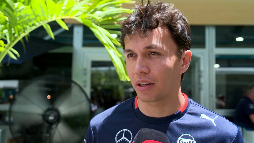 Alex Albon is 'the most optimistic I've been' ahead of Miami GP