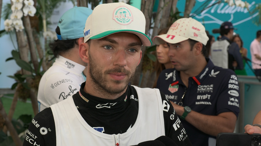 Gasly describes ‘pretty intense’ battle with Alpine team mate Ocon in Miami
