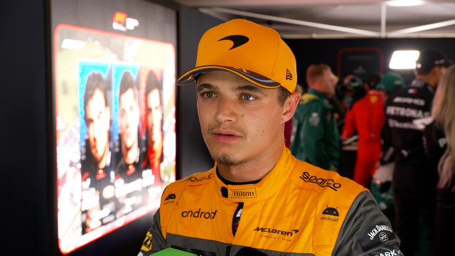 Norris explains his Lap 1 drop down the field: ‘I went into anti-stall ...