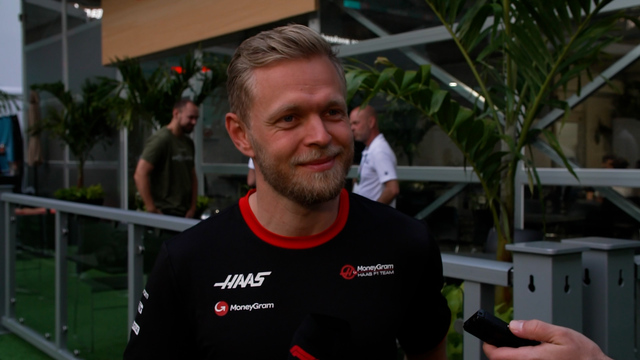 ‘It was low speed so I don’t need new overalls,’ jokes Magnussen after ...