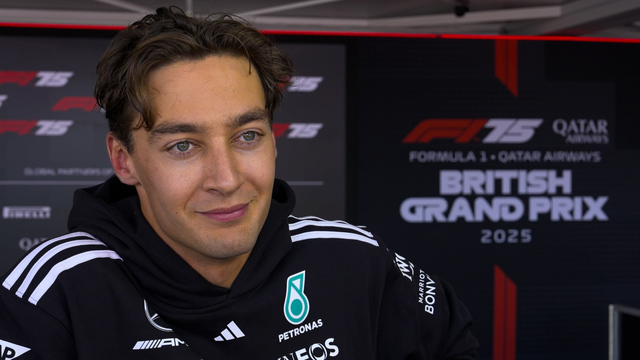 Russell frustrated to be 'at the mercy of the weather' again in Silverstone