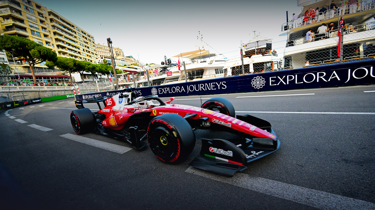 2026 Monaco GP FP2: Colaptino clips the wall right in front of the marshals