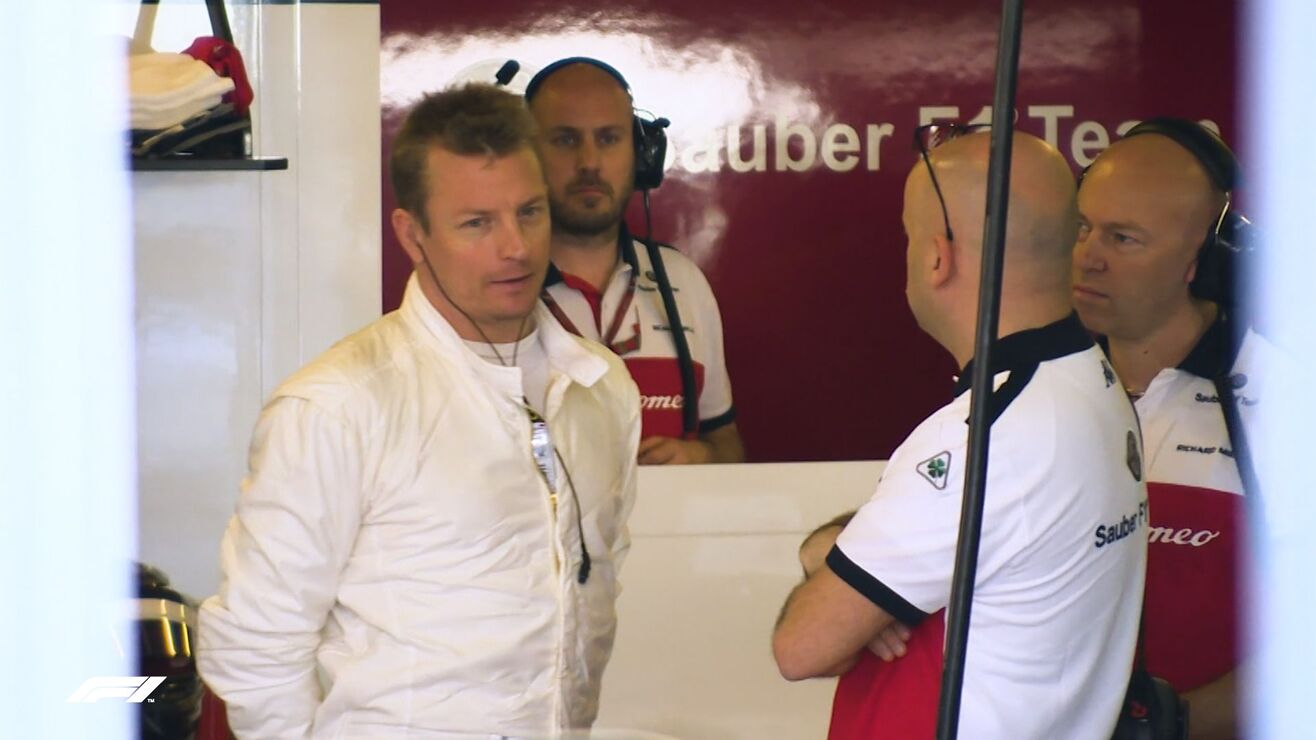 MUST-SEE: Kimi Raikkonen's first day back at Sauber