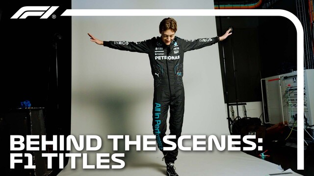 Behind the scenes at the 2024 F1 season opening titles filming