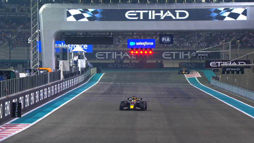 2022 Abu Dhabi GP Qualifying: Max Verstappen crosses the line to seal pole position for season ...