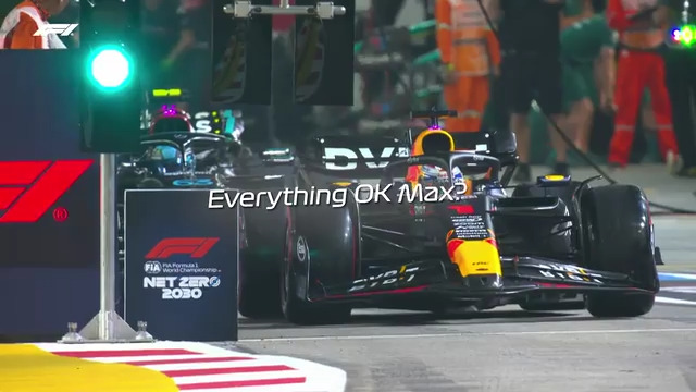 2023 Singapore GP Qualifying: Verstappen stops at pit lane exit in Q1