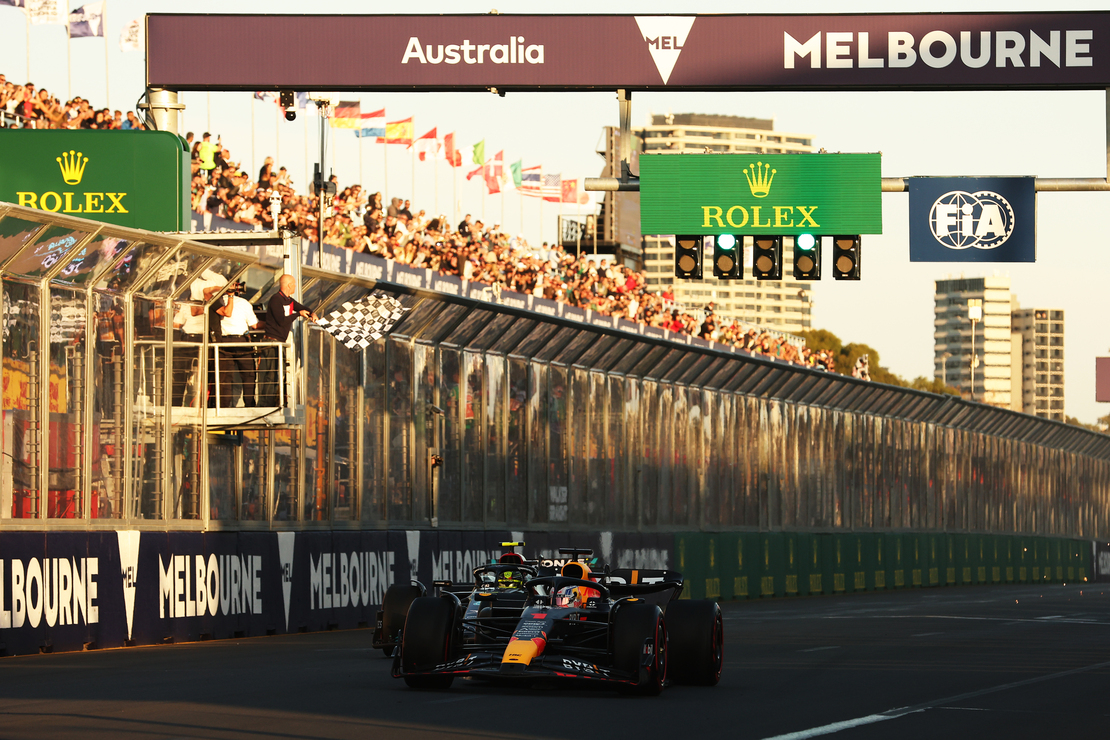 2023 Australian Grand Prix: Verstappen crosses the line to take his ...