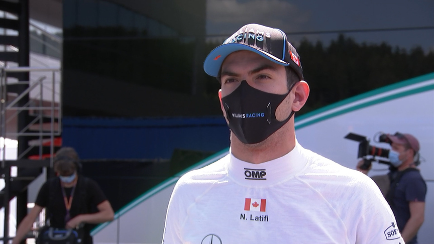 Nicholas Latifi: 'Pretty happy with the pace'