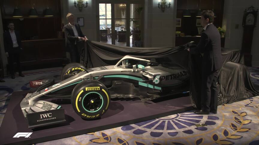 2020 Mercedes livery unveiled in London
